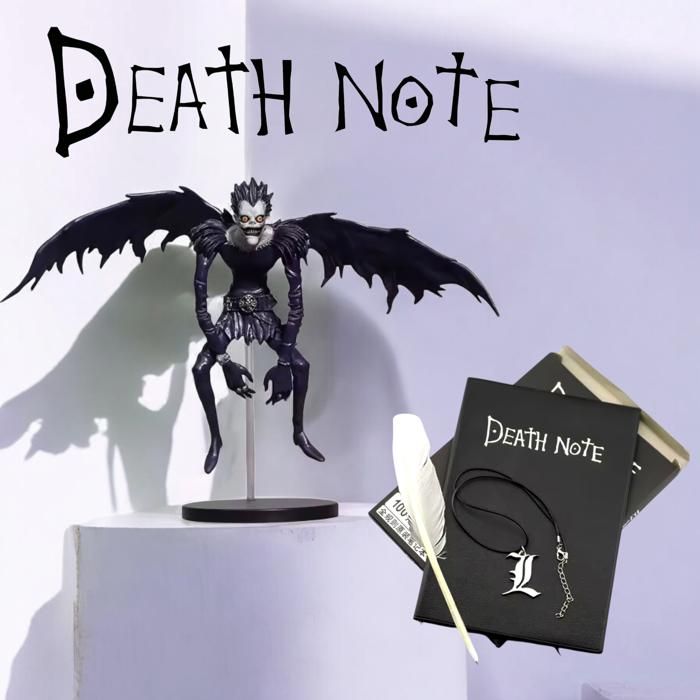 Figurine Death Note Ryuk + Carnet de la Mort Notebook - Cdiscount Jeux ...
