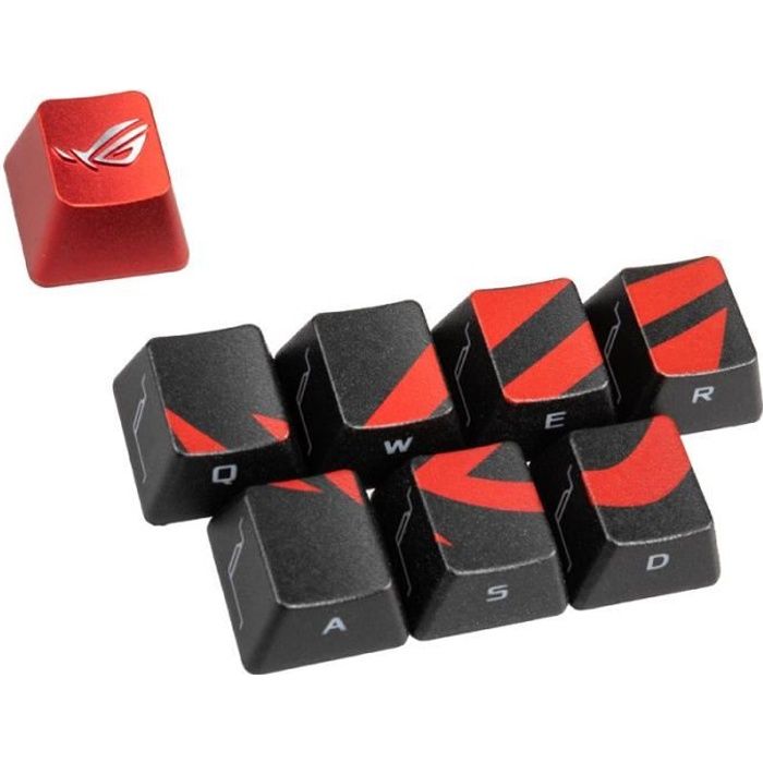 ASUS Gaming Keycaps Full 104/105-Keyset - schwarz 0,000000 Noir ... ASUS Gaming Keycaps Full 104/105-Keyset - schwarz 0,000000 Noir ...