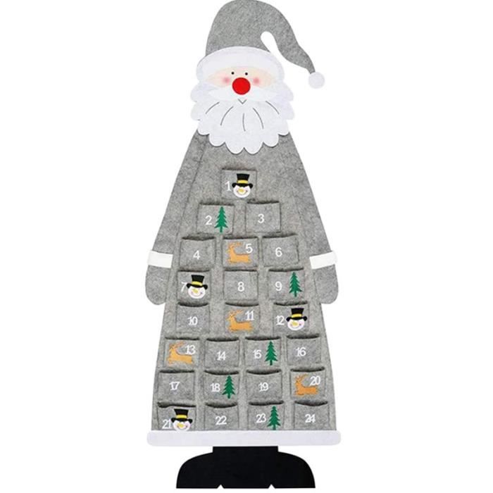 Calendrier de l'avent en Forme de Père Noël,Calendrier de l'Avent ...
