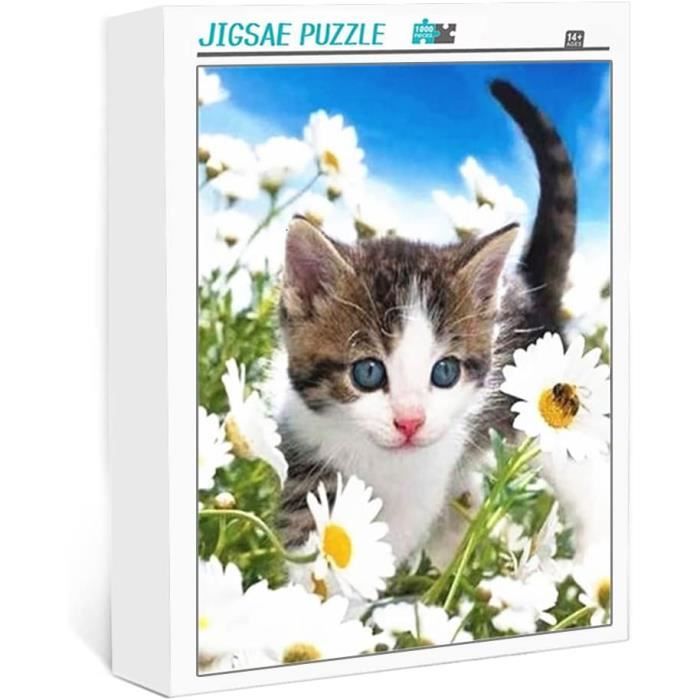 Puzzle Adulte 300 Pièces Chat Jigsaw Puzzle Puzzle Décompression Jeu ...
