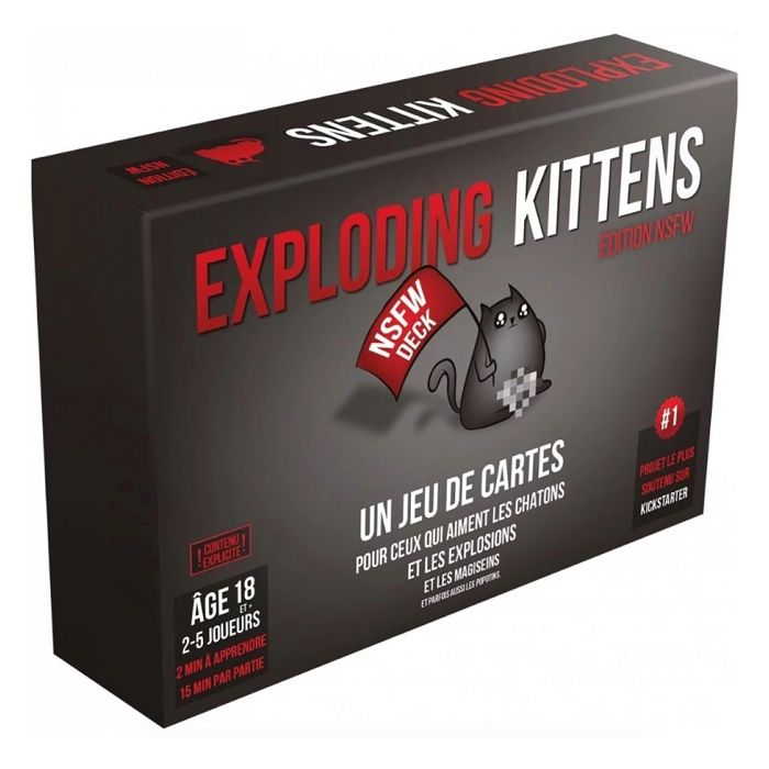 Jeu de cartes - Exploding Kittens : NSFW Edition - Asmodee - Jeu d ...