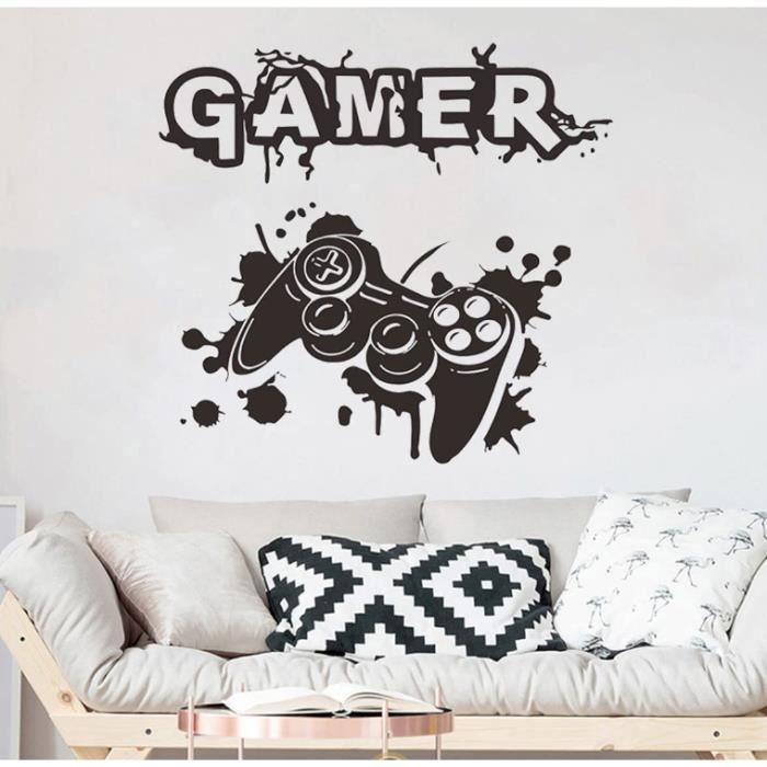 Stickers muraux ado (62x57cm) autocollants décoratifs sticker mural ...