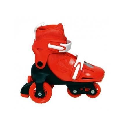 Street Runner - Rollers évolutifs transforambles et réglables Rouge ...