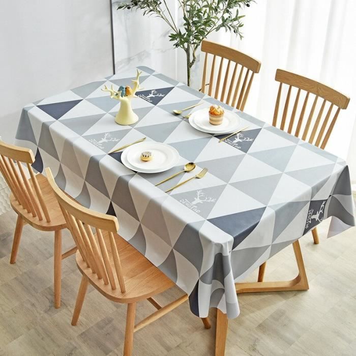 Linge de Table,Nappe en PVC de Style scandinave, décoration de Table en ...