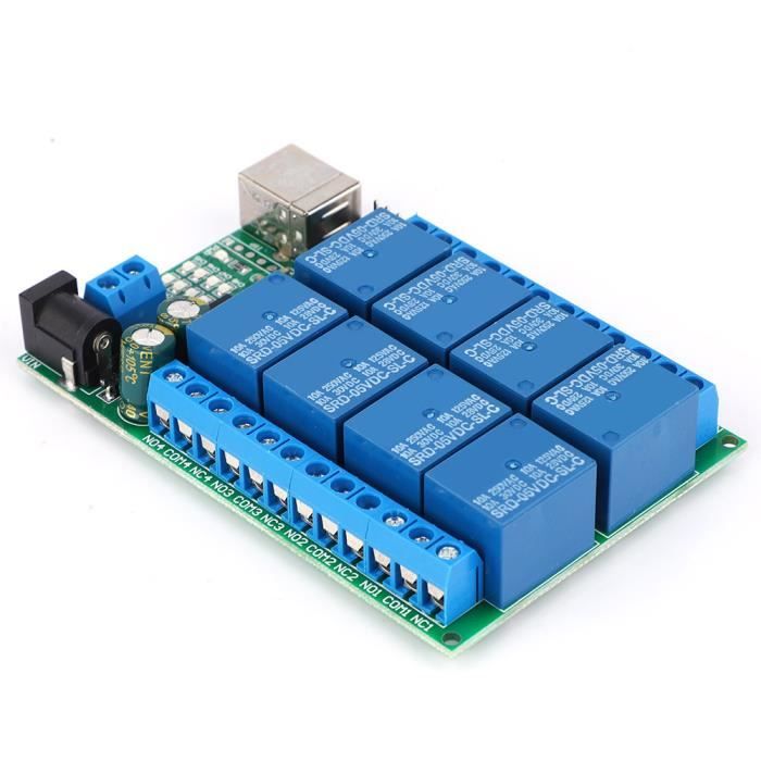 Cikonielf Module USB UD23A08 Module de relais USB Module de commande d ... Cikonielf Module USB UD23A08 Module de relais USB Module de commande d ...