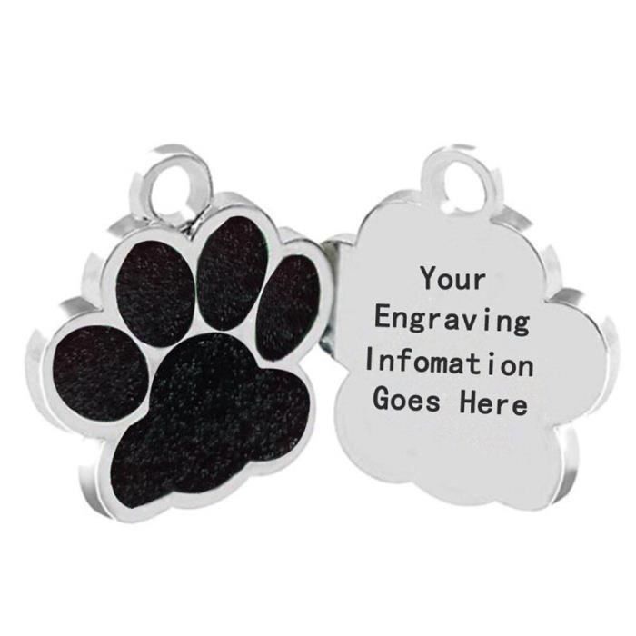 Dog Tag Engraved Pet Dog Collar Accessories Personalized Cat Puppy ID ...