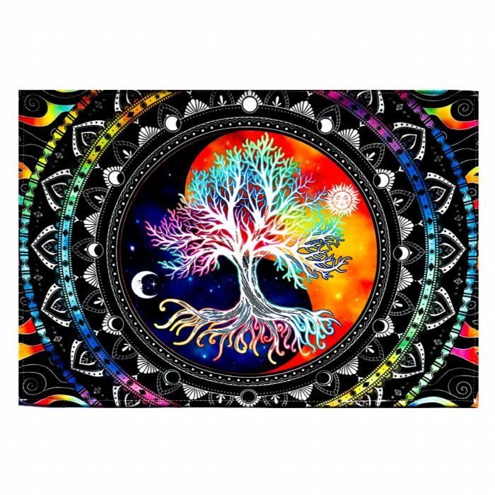 Arbre de vie Tarot nappe tapis coloré Constellation Divination autel ...