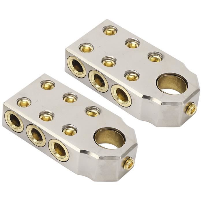 FAN-pince de borne de batterie 2 Pièces Connecteur de Borne de Batterie 17.5mm 6 Voies 48V 36V ...