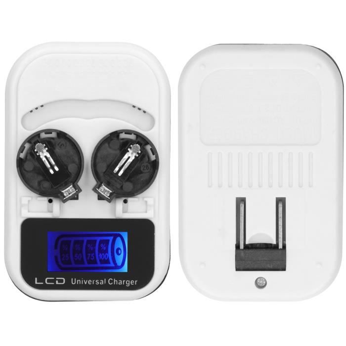 Duokon Button Battery Charger, Coin Cell Charger Input Current AC 110V ...