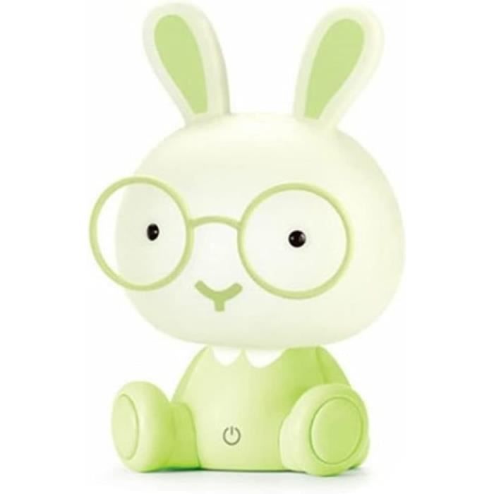 Enfants Veilleuse Bébé Chambre Lampe De Chevet Lapin Animal Usb ...
