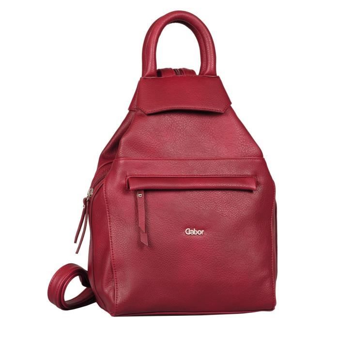 Gabor Mina Backpack Red [69570] - Cdiscount Bagagerie - Maroquinerie