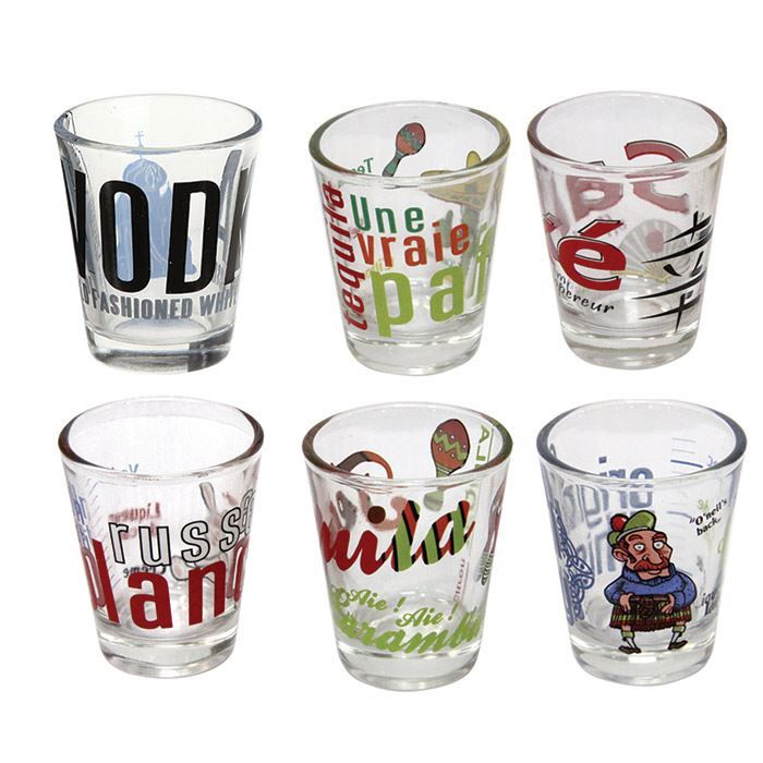 6 Verres à Shooter - Collection festive - Recette - Cdiscount Maison