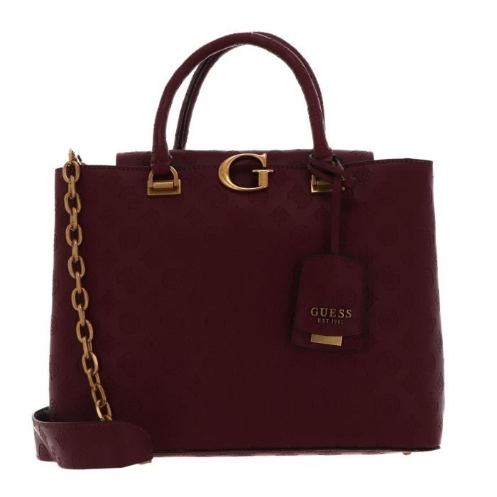 GUESS Vibe Girlfriend Carryall Merlot Logo [187946] - sac à épaule ...