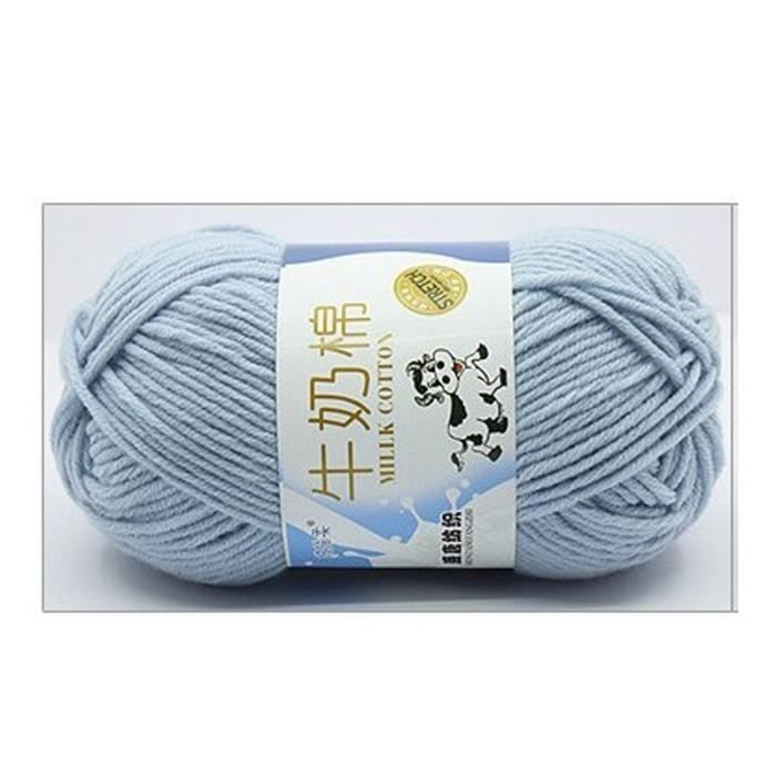 Fil De Laine À Tricoter En Coton 50g 5 Plis Teint Au Crochet Artisanat ...