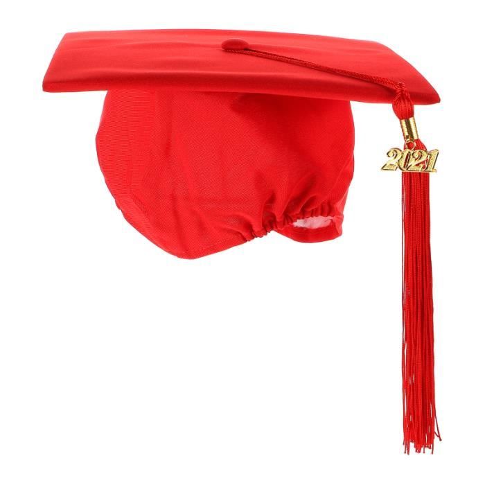 1 Criature de graduation PC Coiffe de crise chapeau - perruque - couvre ...