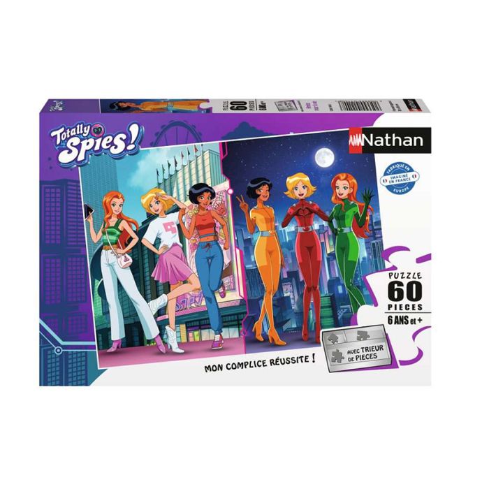 Puzzle Amies Totally Spies 60 pcs - Nathan - Puzzle pour enfant ...