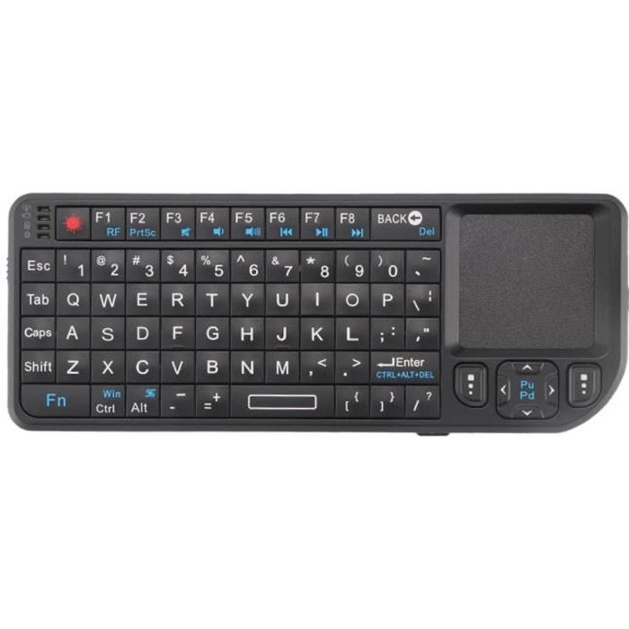 Rii Mini Clavier K01X1 sans fil(AZERTY) 2,4 GHz avec Touchpad pour PC ...