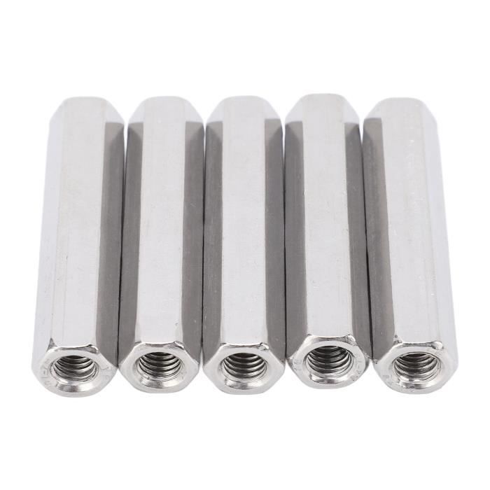 Écrou D'Accouplement Hexagonal M8 5 Pièces M8 Écrou D'Accouplement Hexagonal Écrou De Connecteur ...