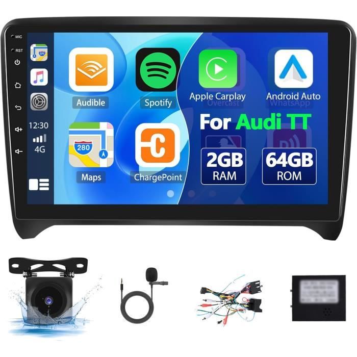 Double Din Autoradio Android 13 Pour Audi Tt Mk2 8J 20082014 Avec ...