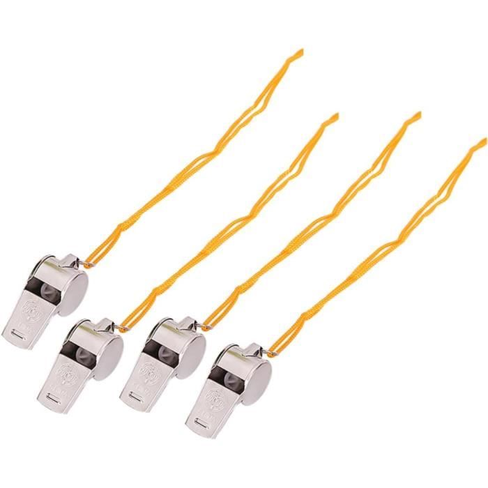 12 Pcs Sifflet En Métal Sifflet D'Arbitre De Football Sifflet De ...