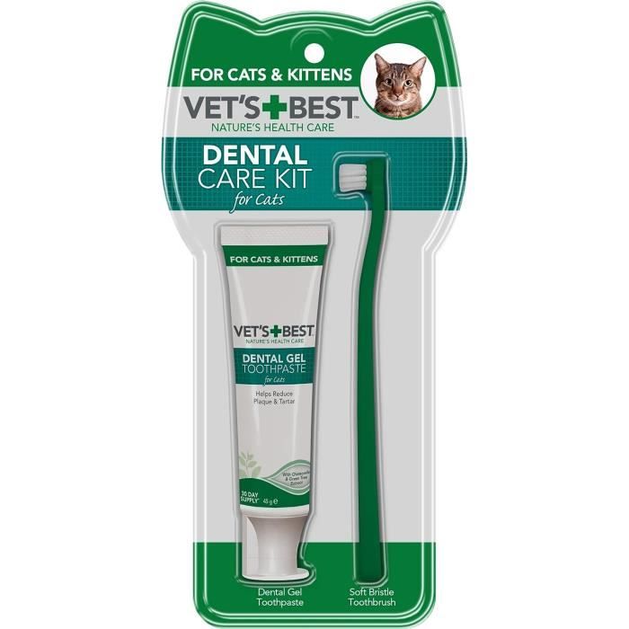 Dentifrice pour Chat Nettoyage des Dents-Trousse de Gel de Soins ...