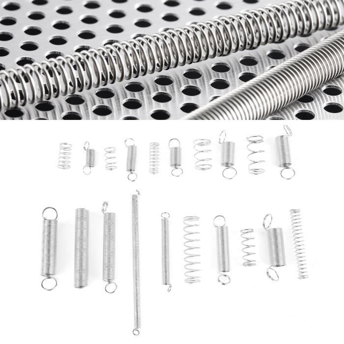 Ressort de Compression - ZJCHAO - Kit de 200pcs - 20 Tailles - Acier au ...