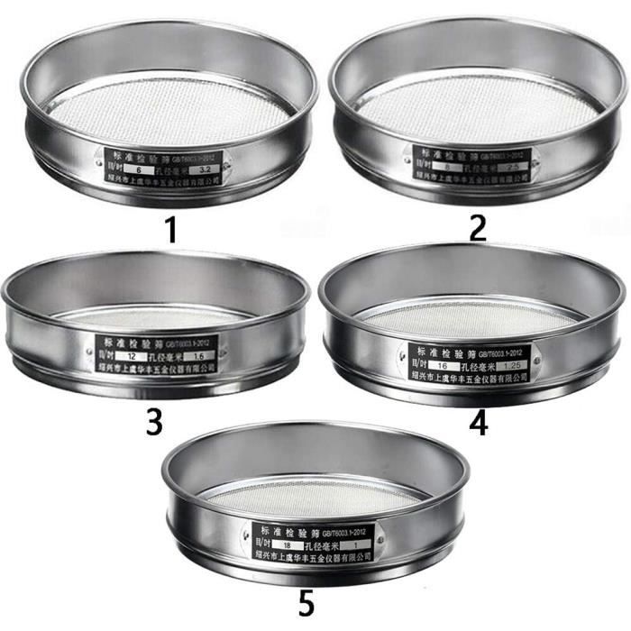 Tamis de sol, tamis de jardinage, tamis en maille en acier inoxydable ...