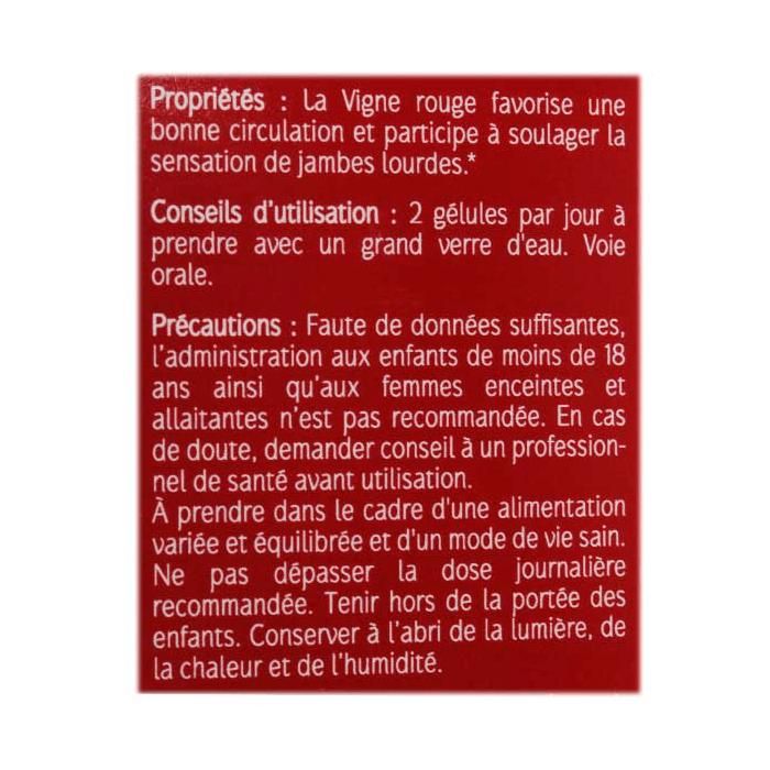 Naturactive Vigne Rouge Bio 60 gélules végétales - Cdiscount Santé ...