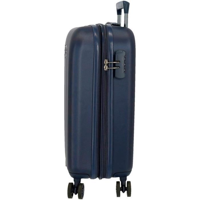 Riga Valise Trolley Cabine Bleu 40X55X20 Cms Rigide Abs Serrure À ...