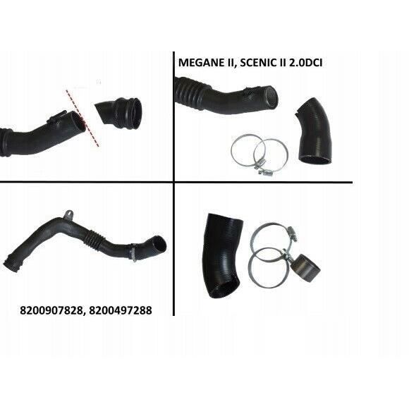 TUYAU INTERCOOLER TURBO RENAULT MEGANE II SCENIC II 2.0 DCI 8200907828 ...