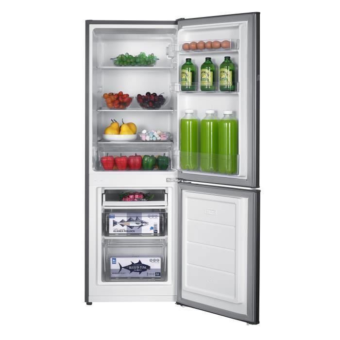GEDTECH Réfrigérateur combiné congélateur bas 173L GCB173SL - Hauteur ...
