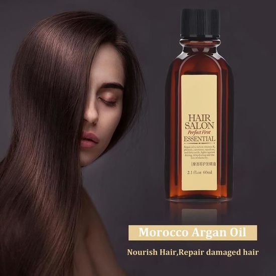 Hililand essence de croissance des cheveux Monaco Nut Hair Oil Argan ...