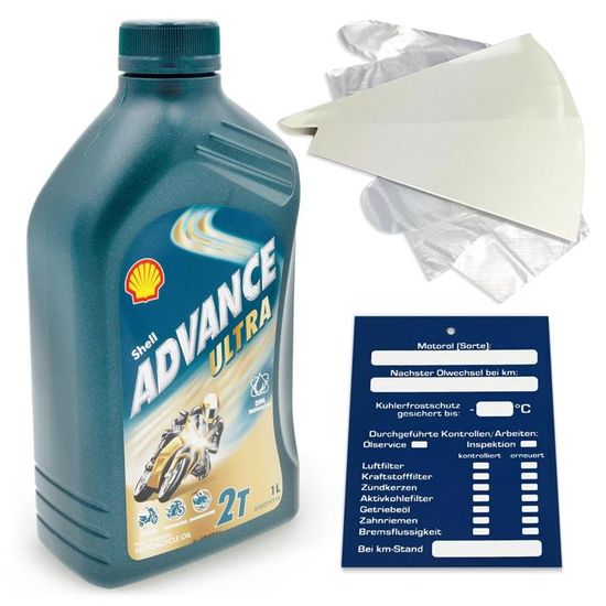 1 Litre Original Shell Advance Ultra 2T Shell - Cdiscount Auto