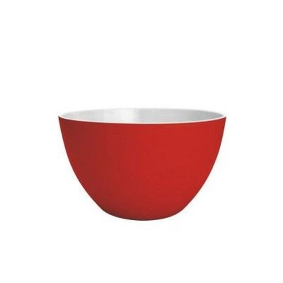 Saladier Duo - Rouge/Blanc : 22 cm - Cdiscount Maison