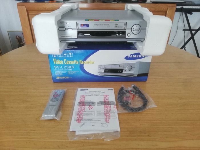 MAGNETOSCOPE SAMSUNG SV-L23KS - LECTEUR ENREGISTREUR VHS NEUF ...