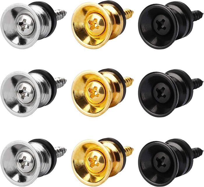 Sangle De Guitare Bouton Serrures De Sangles De Guitare En Métal Avec ...