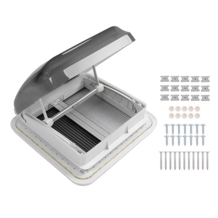 Akozon fenêtre de toit à lumière LED Fenêtre de toit 503x485mm lucarne ...