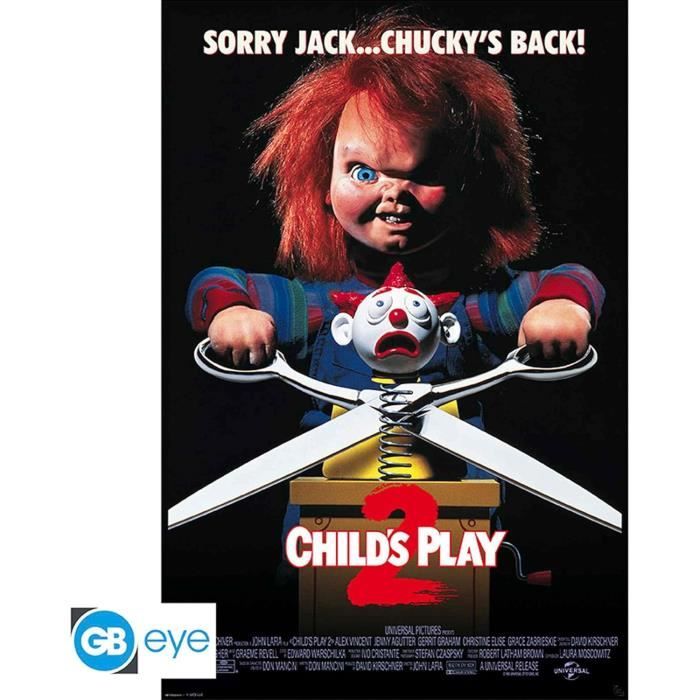 Gb Eye Gbydco190 Maxi Poster Chucky Child Play 2 61 X 91,5 Cm[u4433 ...