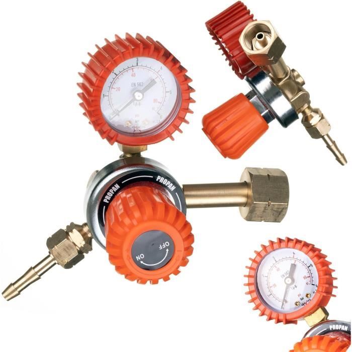 Réducteur De Pression Régulateur Pour Gaz Propane Butane Lpg[Y516] - Cdiscount Bricolage