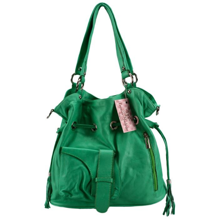 Sac à Main Cuir Souple - Gianna - Vert Vert - Cdiscount Bagagerie ...