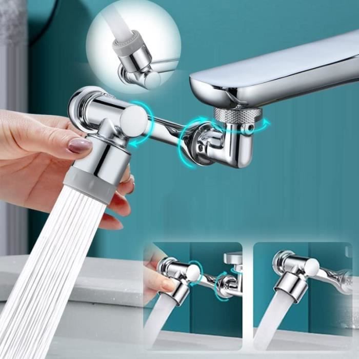 Universal Rotating Faucet Extender 1080° Large-Angle Rotating Robotic ...
