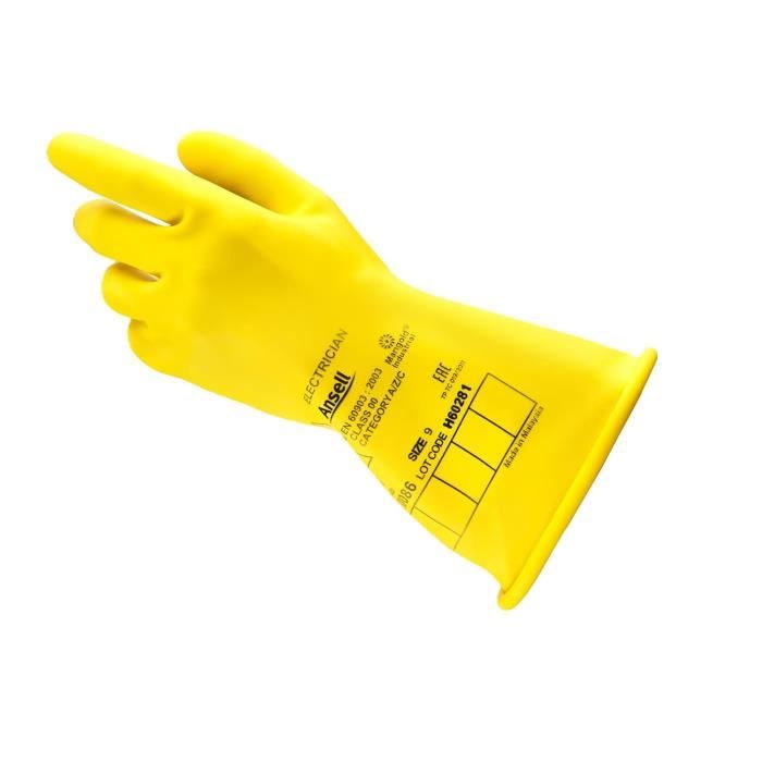 Activarmr Gants Electricien, Protection Électrique Classe 00 (Tension ...