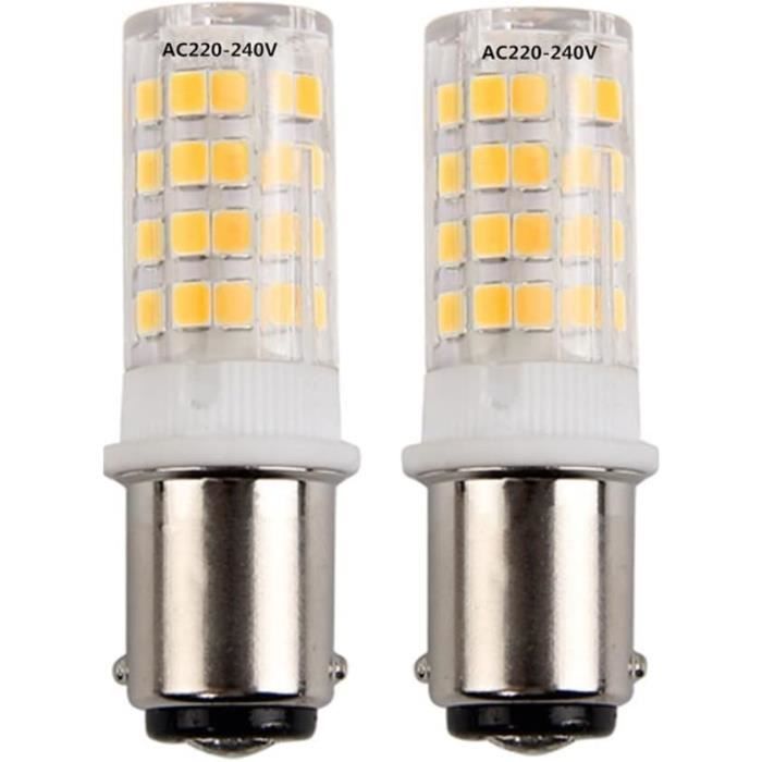 5W Ba15d Led Ampoule 220V, 2835 SMD SBC Baïonnette Double Contact En ...