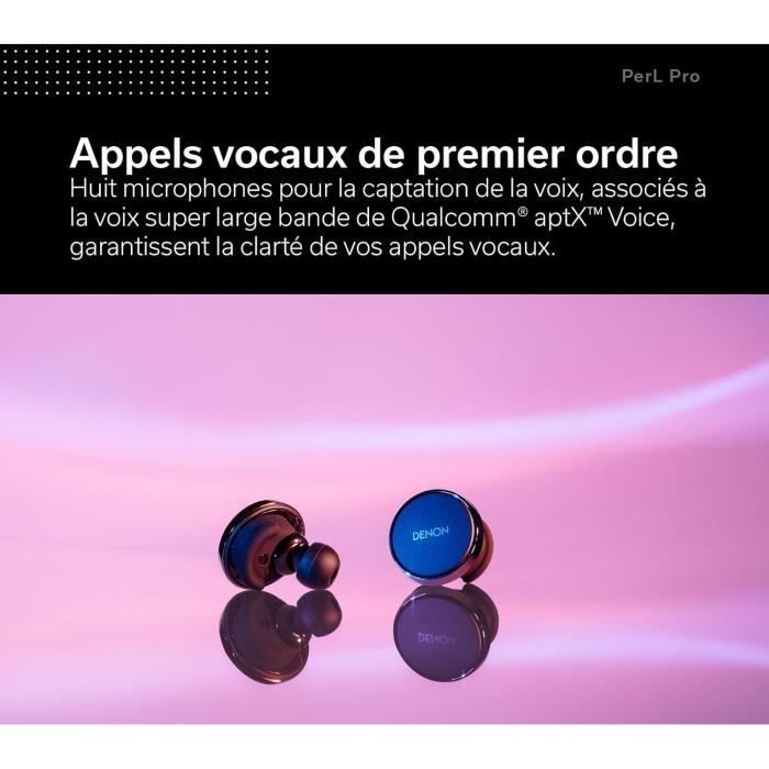 Écouteurs Denon PerL Pro avec Technologie Masimo AAT - Cdiscount TV Son ...