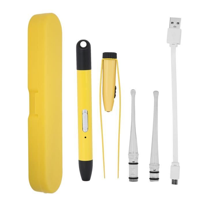 Dioche Outil de sélection de cérumen Kit de Cure‑oreilles Lumineux ...