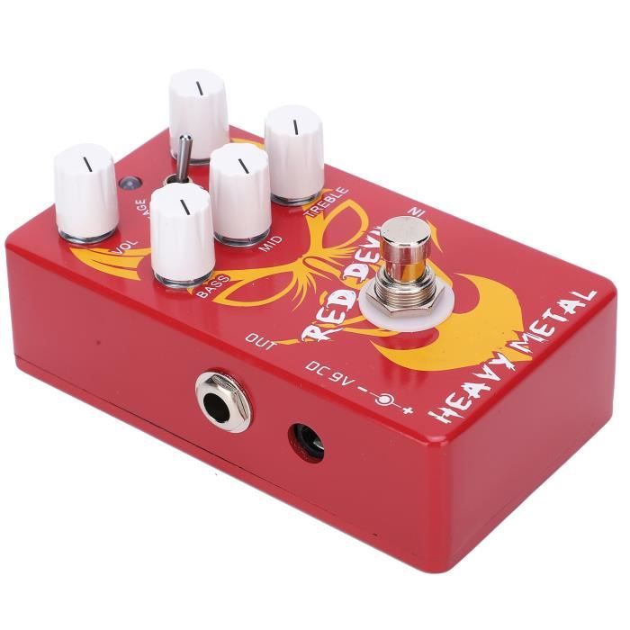 Fdit pédale de distorsion heavy metal Pédale de guitare de distorsion ...