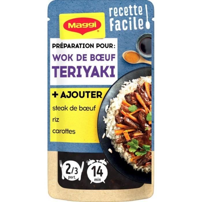 Maggi Préparation de bœuf Teriyaki - Cdiscount Au quotidien