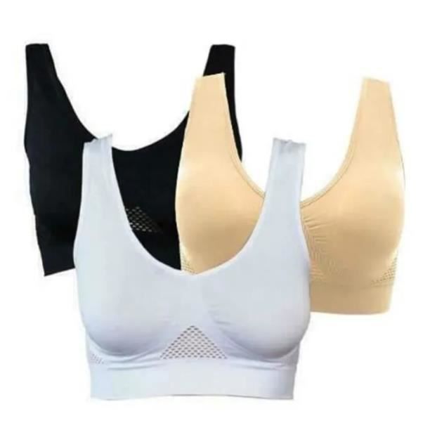 Push-up Soutien-Gorge de Sport Ultra-Mince pour Femmes Grande Taille ...