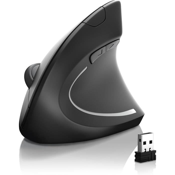 Csl - Souris Sans Fil Optique Verticale, Bluetooth + 2,4 Ghz Wireless ...