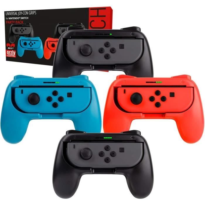Grips (Poignées) Compatible Avec Nintendo Switch Joy-Cons Pour Plus De ...